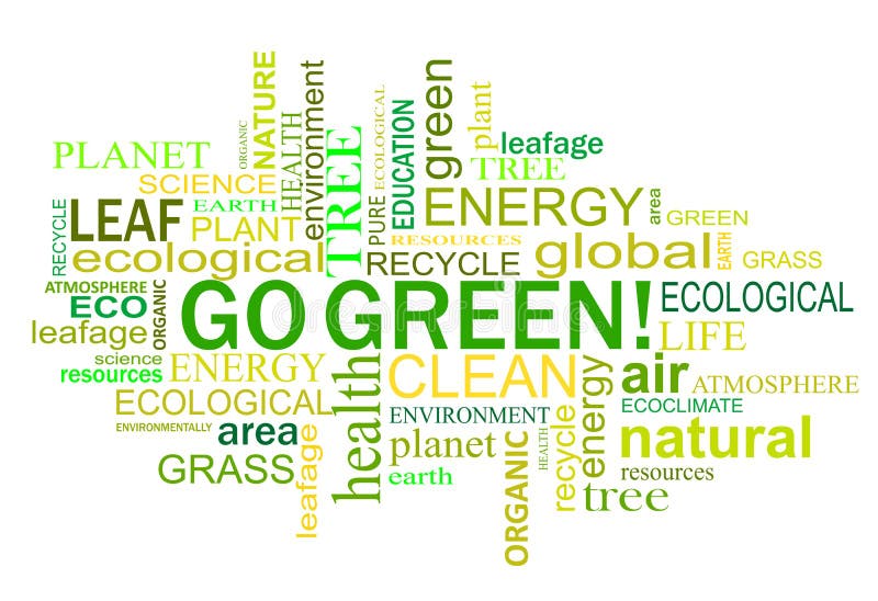 Environment and Nature Tags Cloud Stock Vector - Illustration of ...