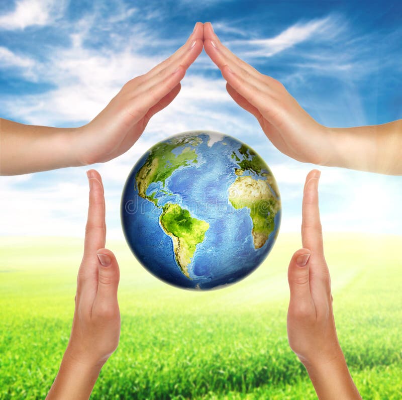 World Environment Day, Ecology and Ozone Layer Protection Concept with ...