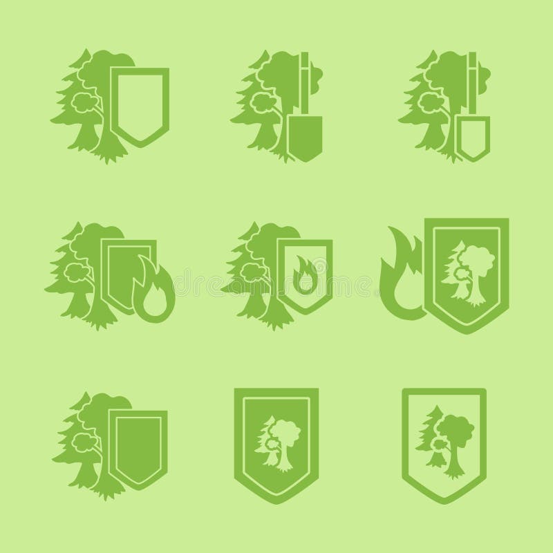Environment Protection Icon Stock Illustration - Illustration of ...