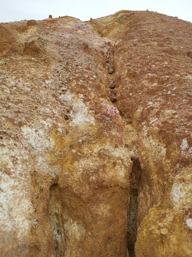 Environment Scene Around the Soil Texture and Pattern of the Limestone ...