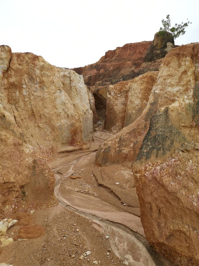 Environment Scene Around the Soil Texture and Pattern of the Limestone ...