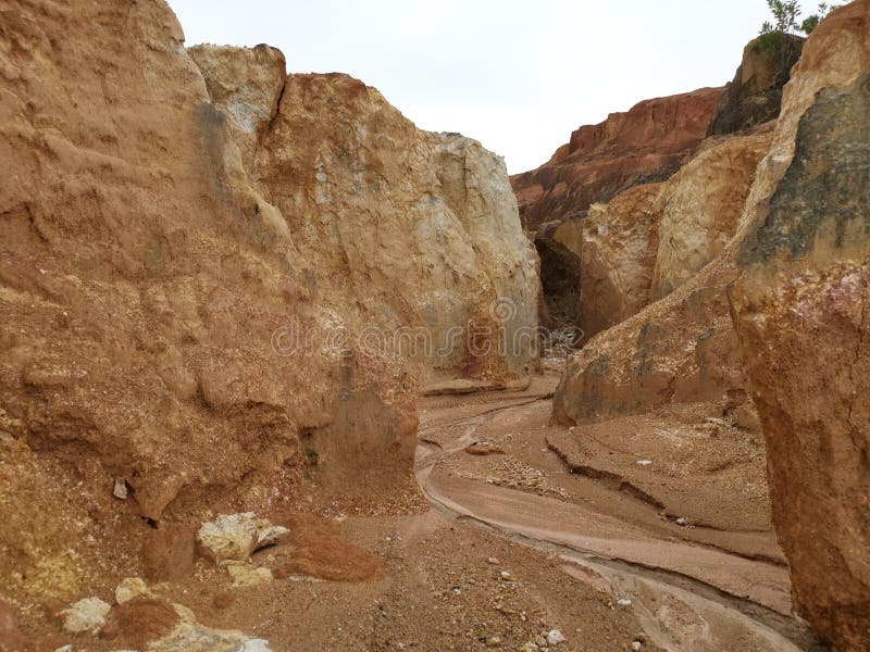 Environment Scene Around the Soil Texture and Pattern of the Limestone ...