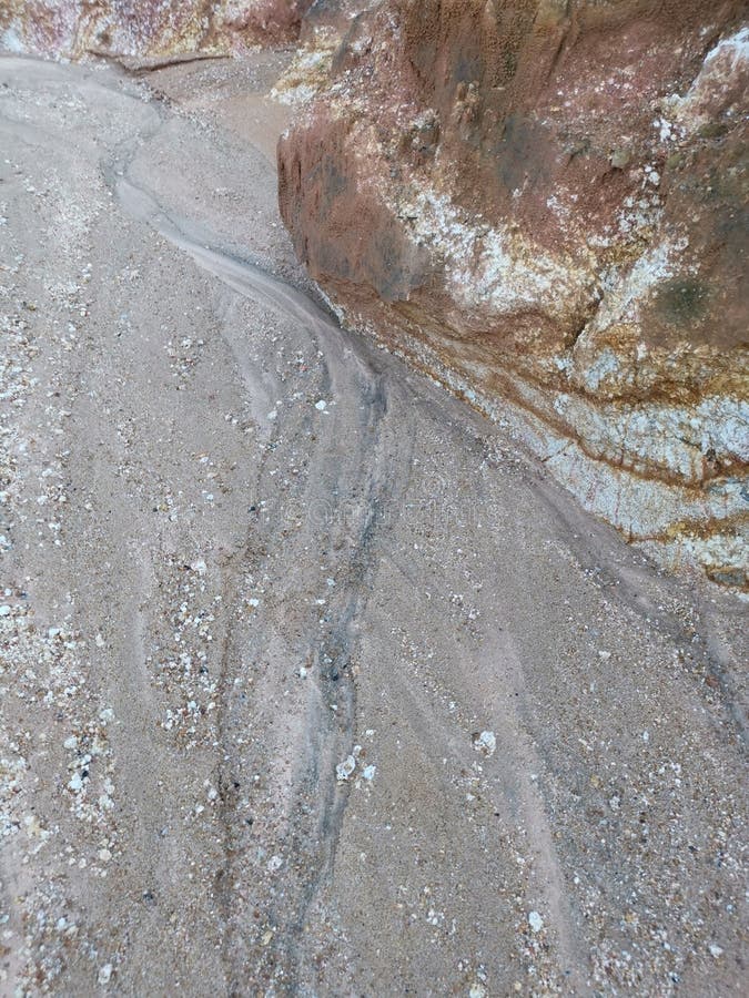 Environment Scene Around the Soil Texture and Pattern of the Limestone ...