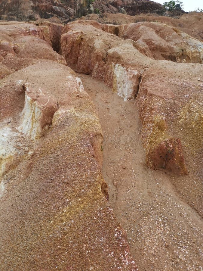 Environment Scene Around the Soil Texture and Pattern of the Limestone ...