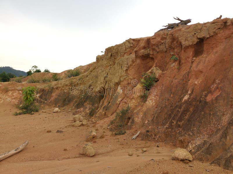 Environment Scene Around the Soil Texture and Pattern of the Limestone ...