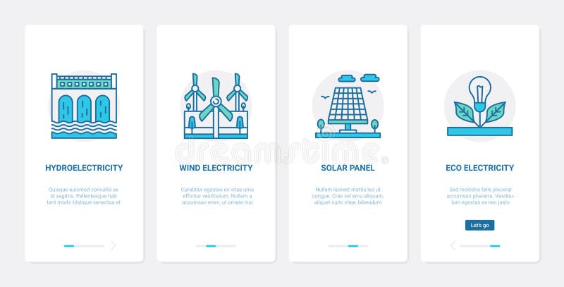Environment Sustainable Resource Technology UX, UI Onboarding Mobile ...