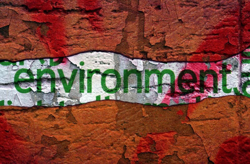 Environment Text on Grunge Background Stock Photo - Image of wildlife ...