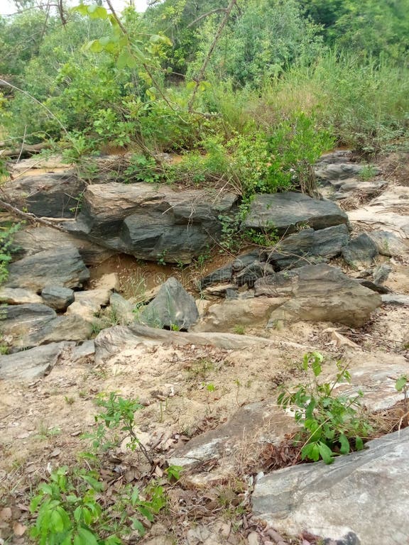 Environment Unique Hill Stones Stock Image - Image of stones ...