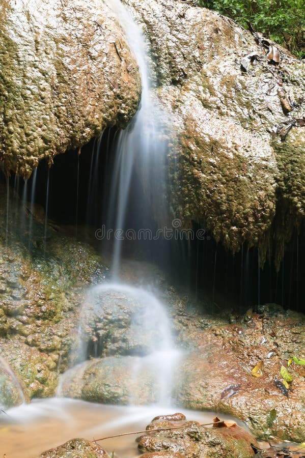 Environment of Waterfall in Summer. Stock Photo - Image of pollution ...
