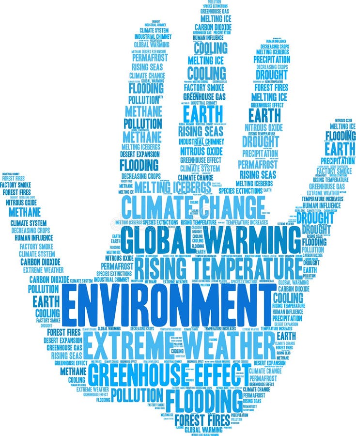 Environment Word Cloud stock vector. Illustration of clean - 206431159