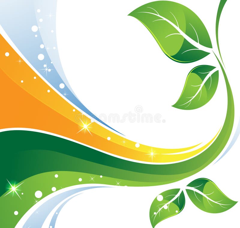 Floral Environmental Background Stock Vector - Illustration of ...