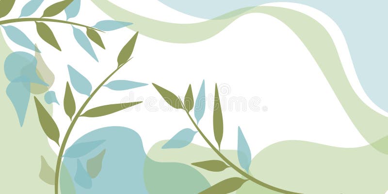 Environmental Background of Leaves Stock Vector - Illustration of ...