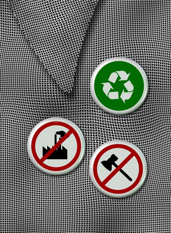 Environmental badges stock illustration. Illustration of badges - 24783551