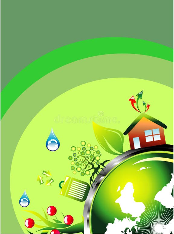 Environmental Business Card Stock Vector - Illustration of card ...