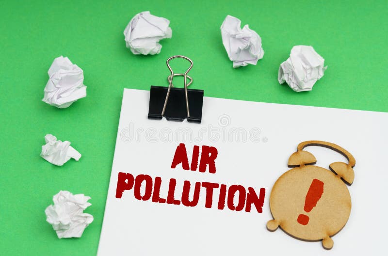 Pollution Alarm in the Ambient Stock Photo - Image of showing ...