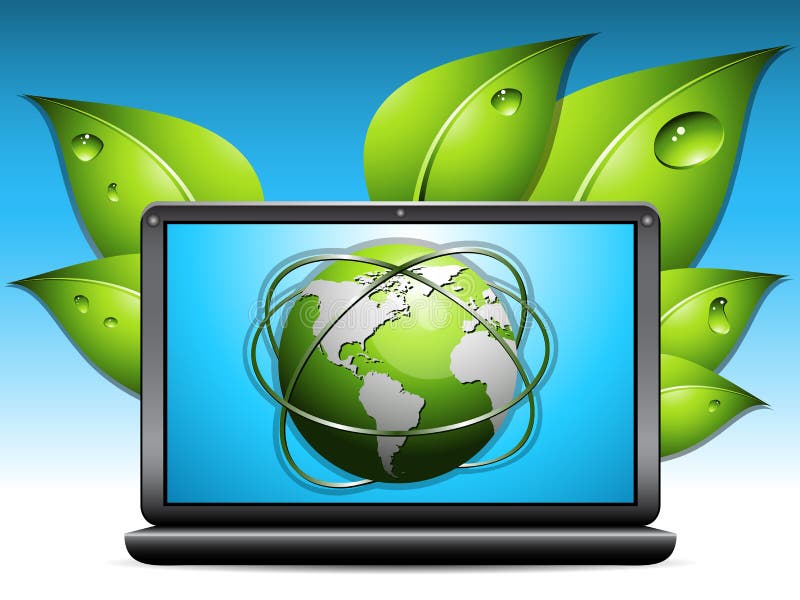 It and Environmental Concept Stock Vector - Illustration of ...