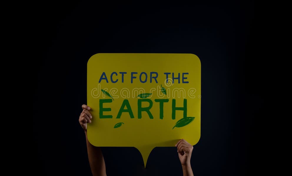 Environmental Concepts. Protest , Activism or Expression for Protect ...