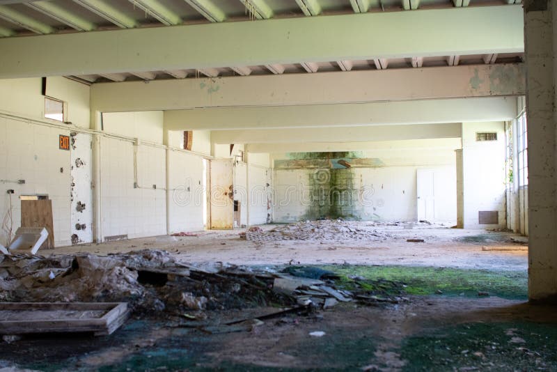 Environmental Contamination in Abandoned Building Site Stock Photo ...