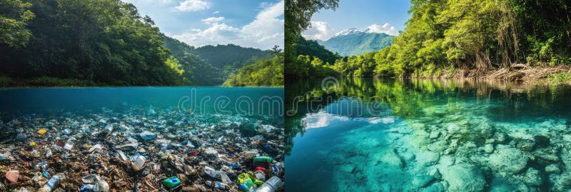 Environmental Contrast Highlights the Stark Difference between Polluted ...