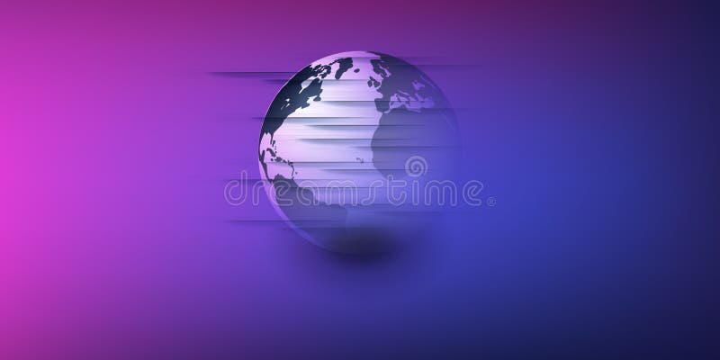Environmental Damage - Abstract Earth Globe Design Vector Stock Vector ...