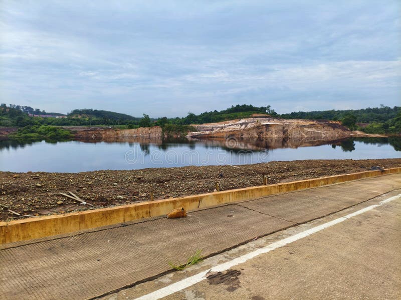 Environmental Damage Due To Coal Mining Stock Photo - Image of canal ...