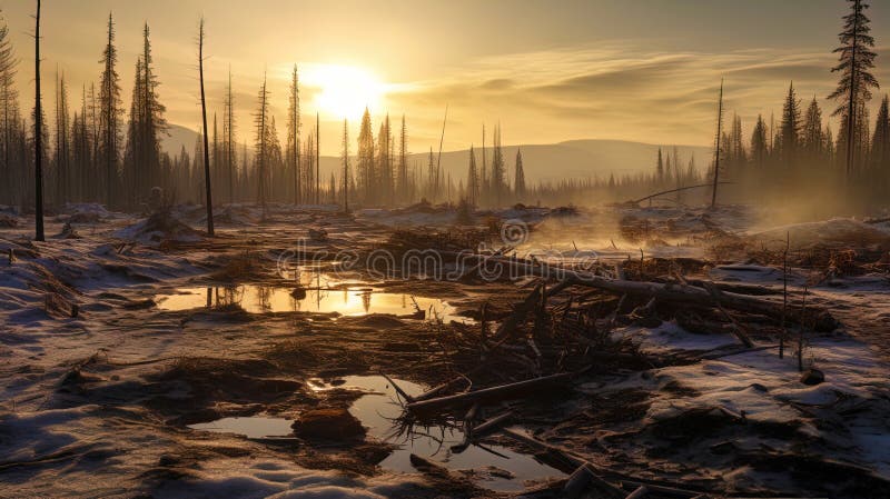 Environmental Disaster Scene: Warming Leads To a Change in the ...