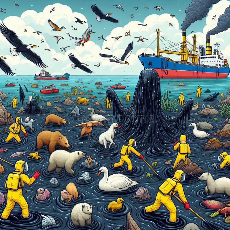 Environmental Disasters stock illustration. Illustration of close ...