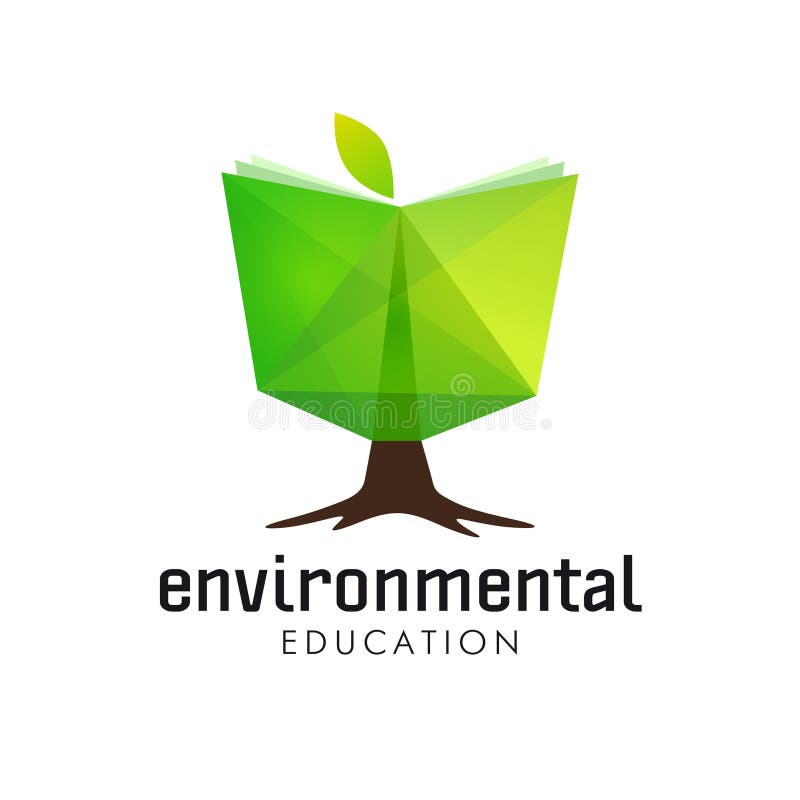 Environmental Education Logo Concept Stock Vector - Illustration of ...