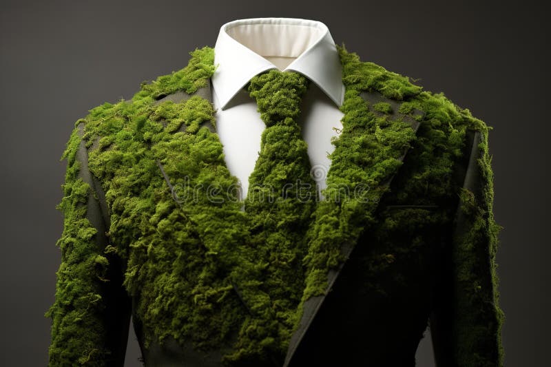 Environmental Friendly Business, with Business Suit Made from Green ...