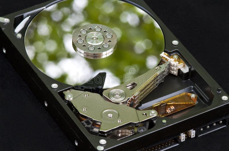 Environmental Green Hard Drive Stock Photo - Image of environmental ...