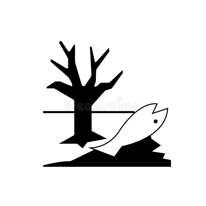 Environmental Hazard Symbol Sign, Vector Illustration, Isolate on White ...