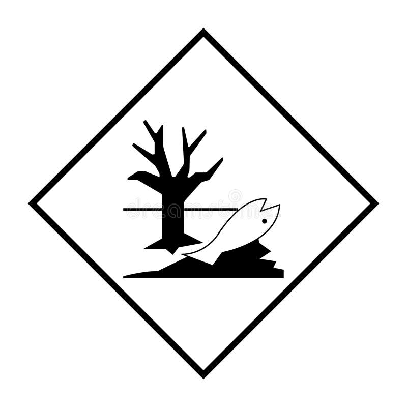 Environmental Hazard Symbol Sign Isolate on White Background,Vector ...