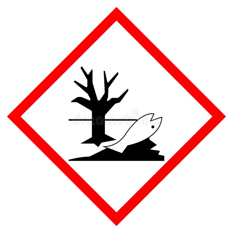 Environmental Hazard Symbol Sign, Vector Illustration, Isolate on White ...