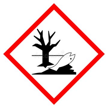 Environmental Hazard Symbol Sign, Vector Illustration, Isolate on White ...
