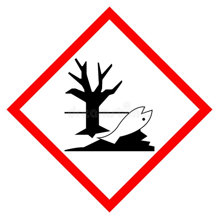 Environmental Hazard Symbol Sign, Vector Illustration, Isolate on White ...