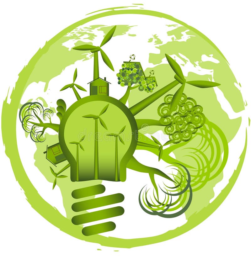 Environmental icon stock vector. Illustration of house - 8736349