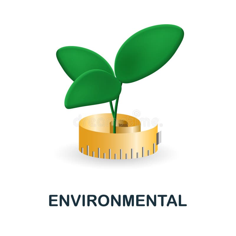 Environmental Icon. 3d Illustration from Engineering Collection Stock ...