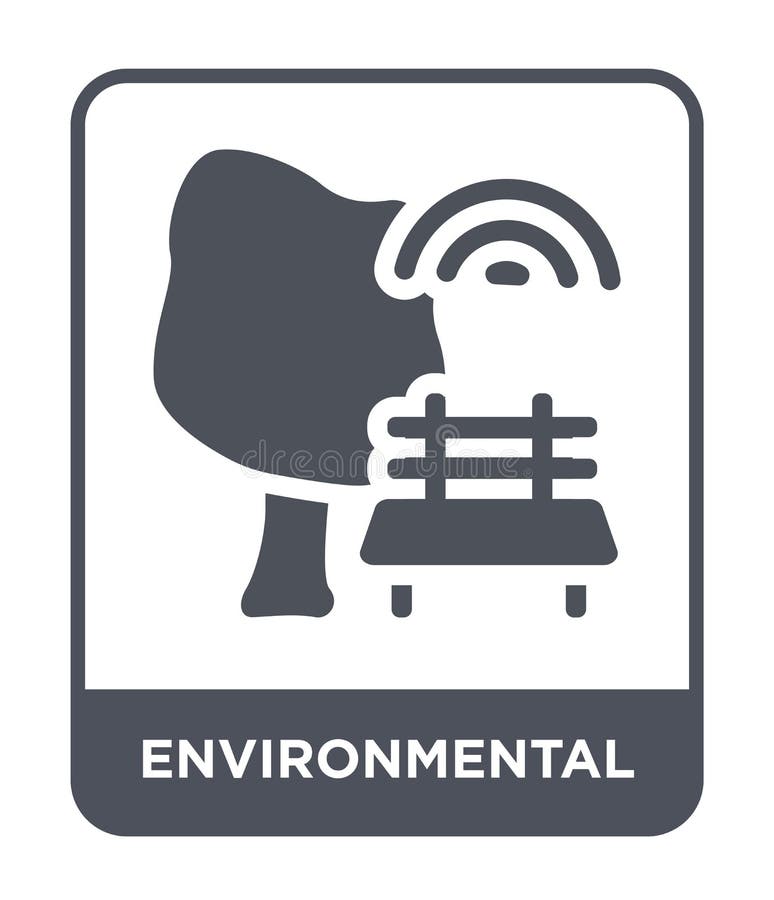 Environmental Icon in Trendy Design Style. Environmental Icon Isolated ...