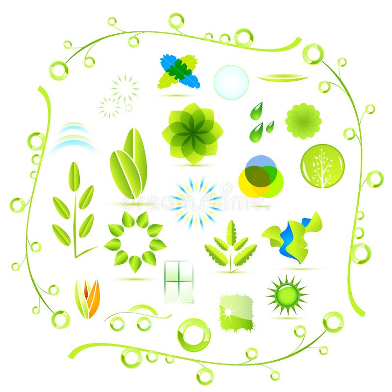 Environmental icons stock vector. Illustration of creative - 9349615