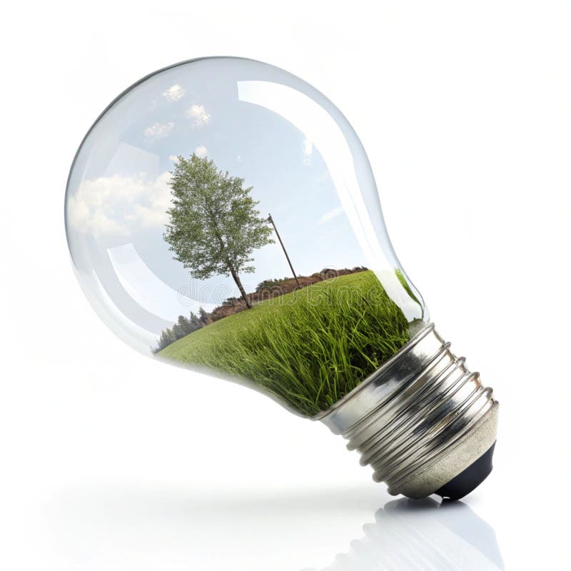 Environmental Light Bulb 3D Modeling PSD File Realistic Isolated Stock ...