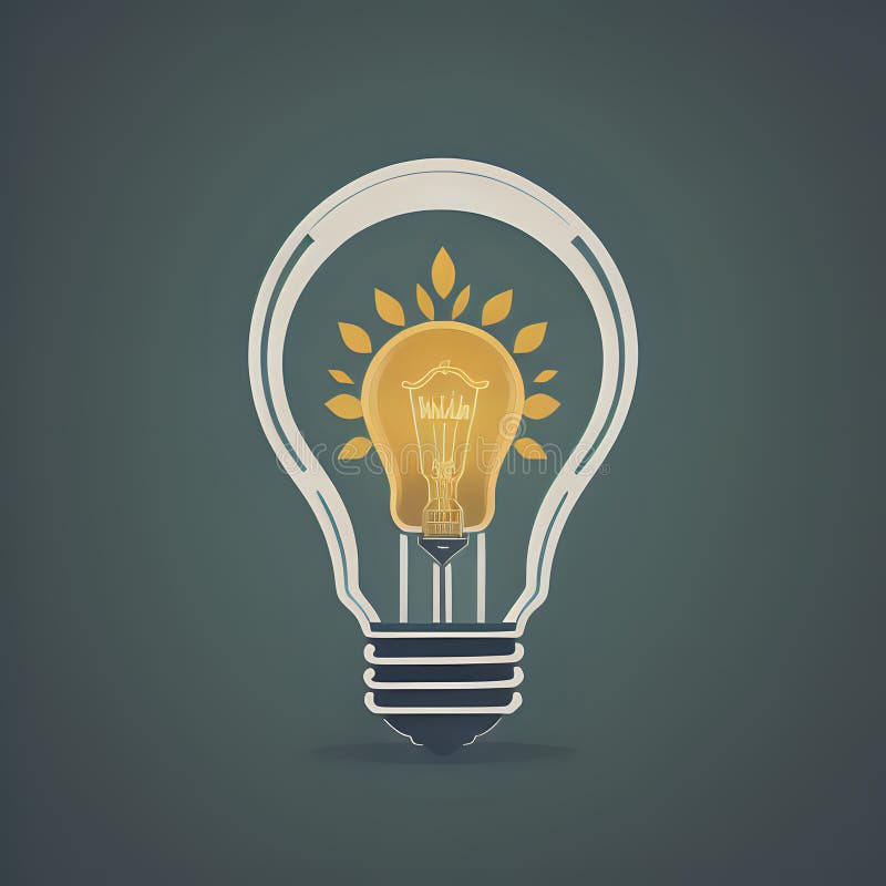 Environmental Light Bulb Icon Vector Clean Technology Symbol ...