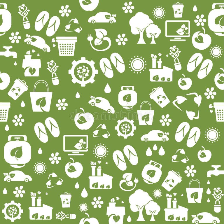 Environmental Pattern Background. Vector Illustration Decorative Design ...