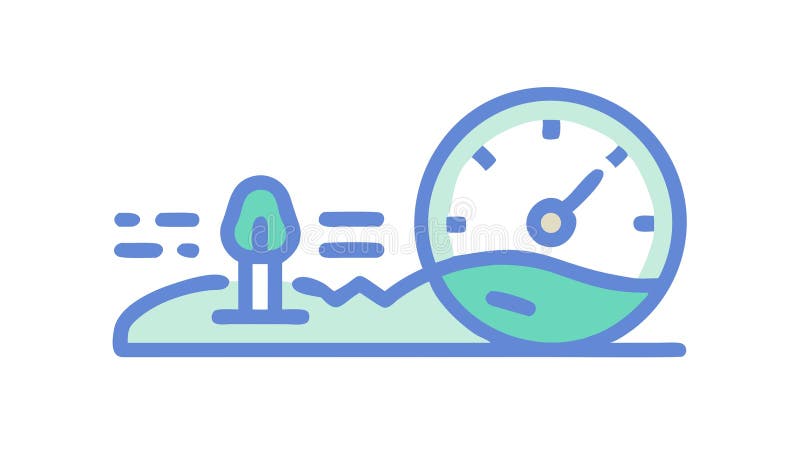 Environmental Performance Gauge in Nature, Vector Design Generative AI ...