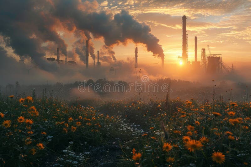 Environmental Pollution Concept,Earth Change, Save the Word Stock Photo ...