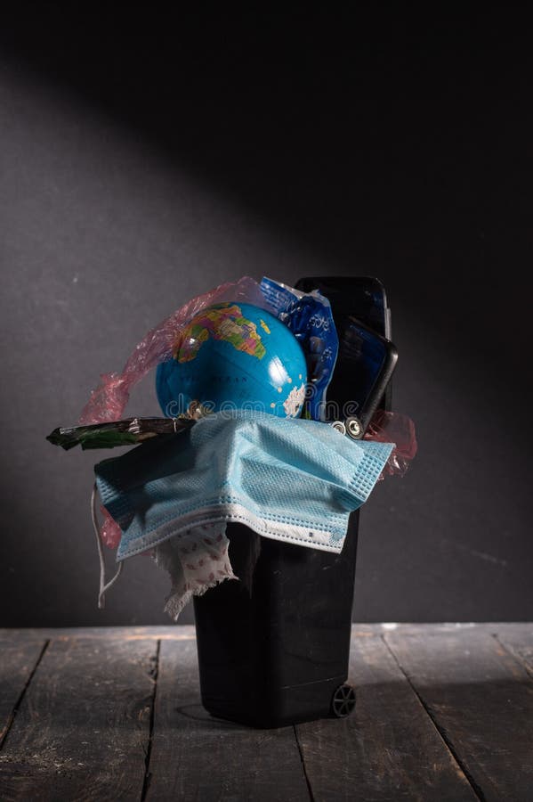 Environmental Pollution. Earth Day. Save Yourself from Pollution Stock ...