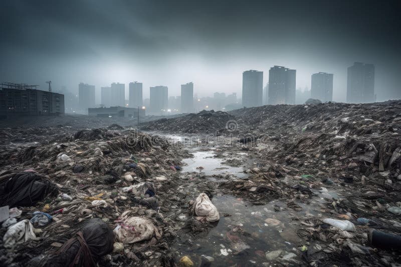 Environmental Pollution, a Large Industrial Enterprise Pollutes the Air ...