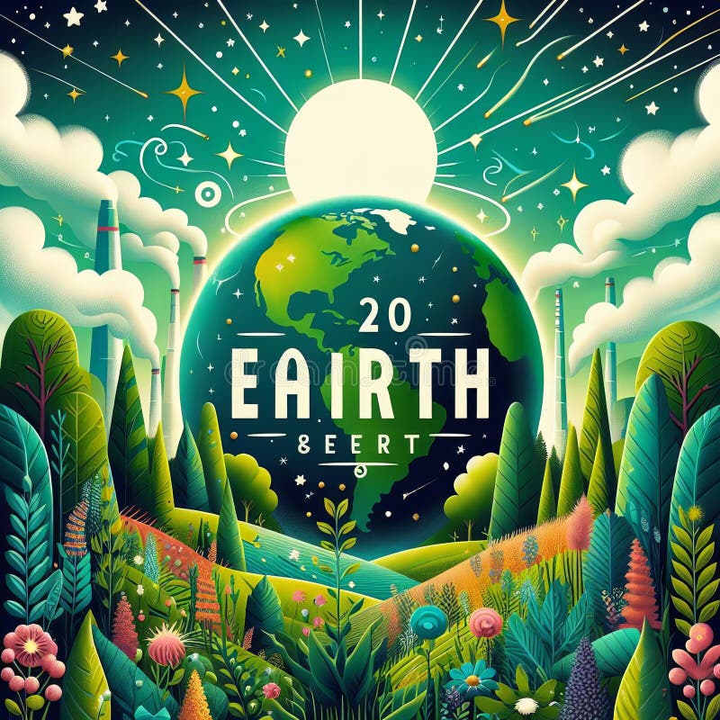 Environmental Pollution. Environmental Problems Stock Illustration ...