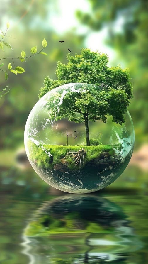 Environmental Preservation. Saving the Environment Concept Stock Photo ...