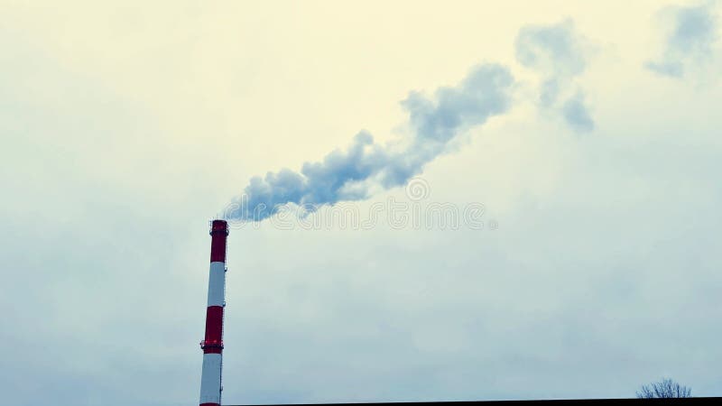 Environmental Problem of Air Industrial Air Pollution. Heavy Smoke ...