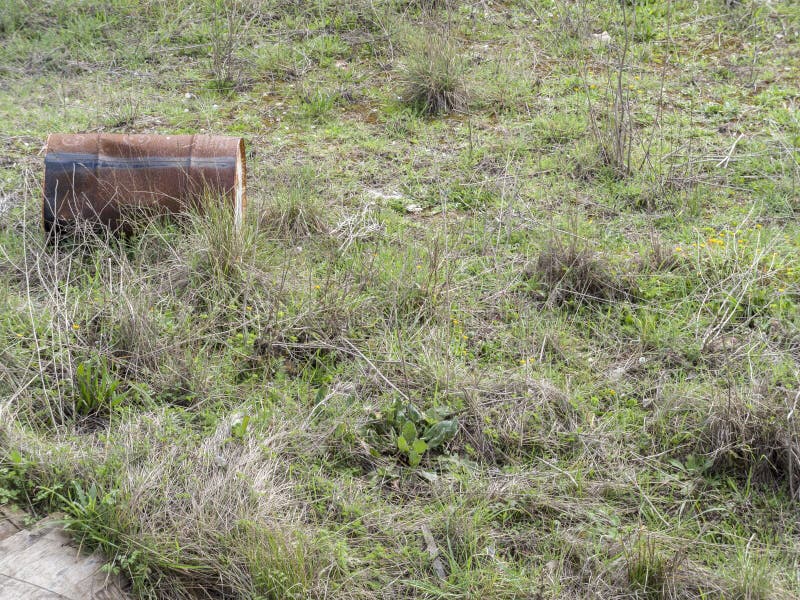 Environmental Problem. Wastes Which Contaminate Soils Stock Photo ...